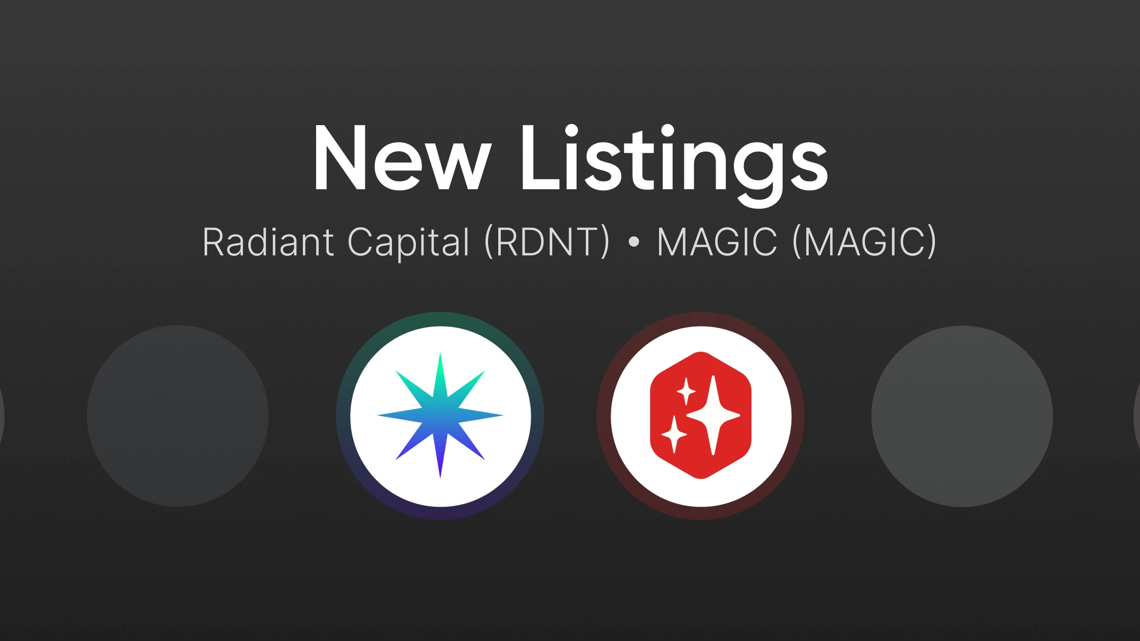 Bitvavo lists MAGIC and RDNT | Bitvavo.com