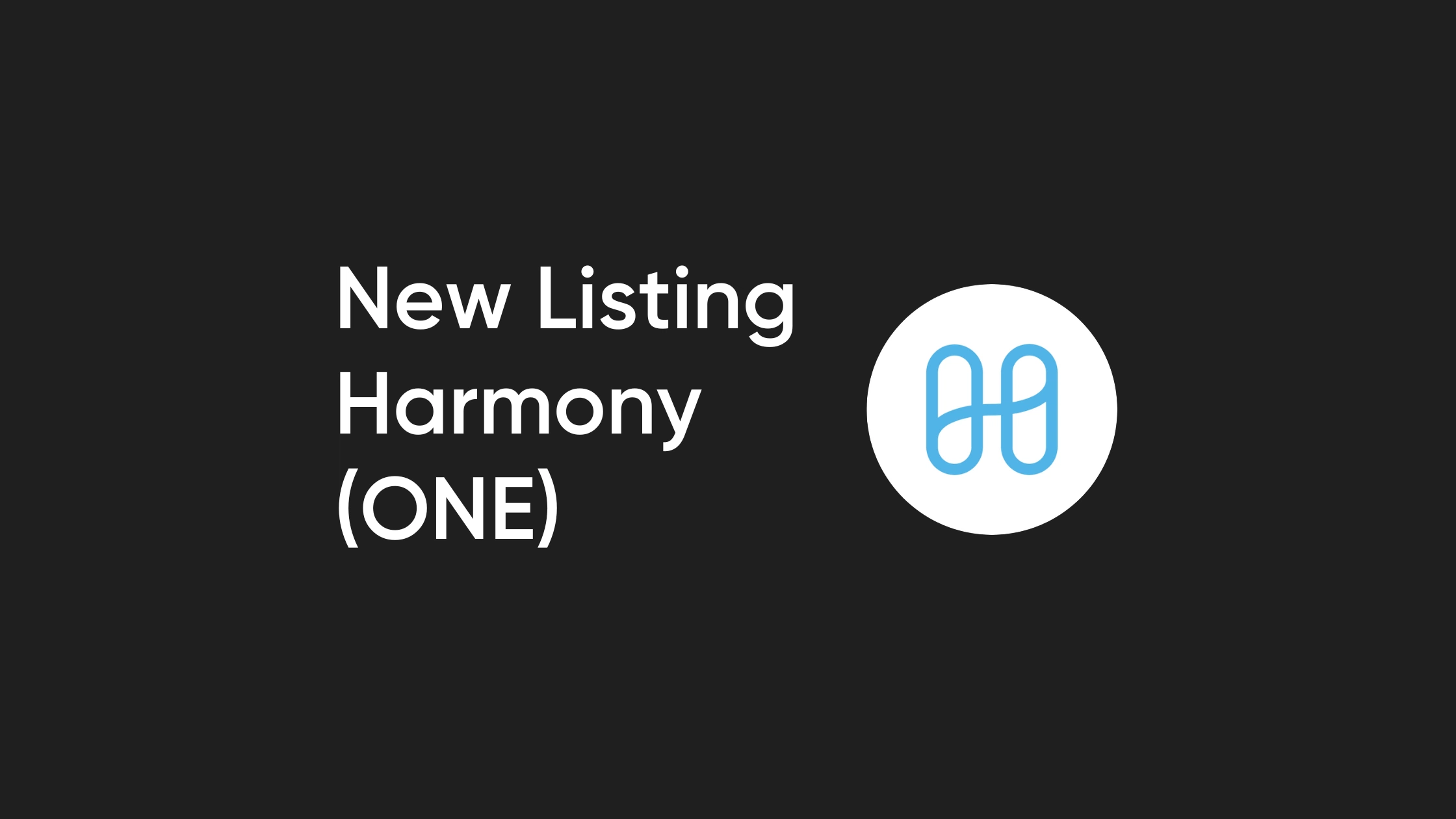 Bitvavo lists Harmony (ONE) | Bitvavo.com