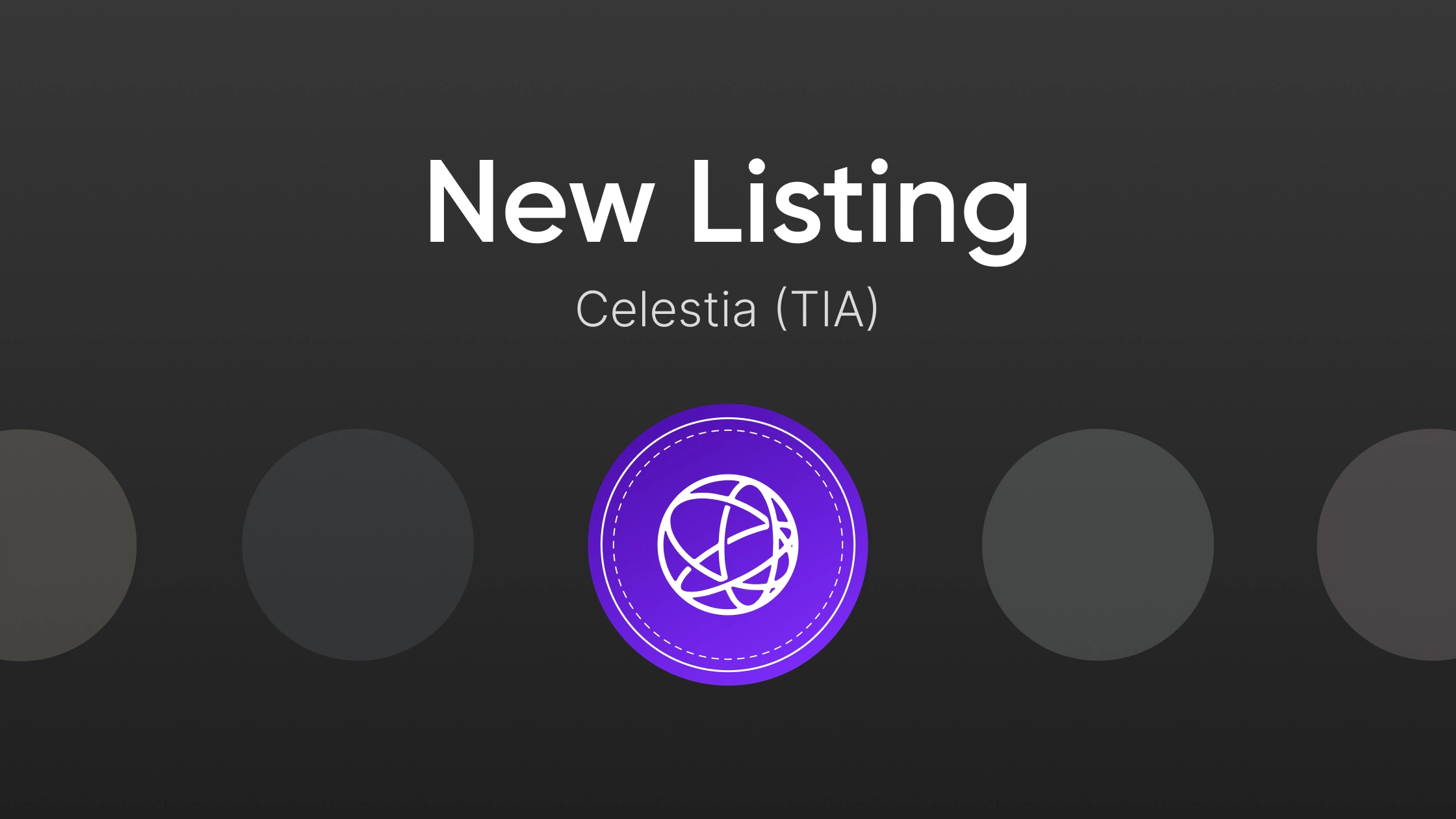 Bitvavo lists TIA | Bitvavo.com