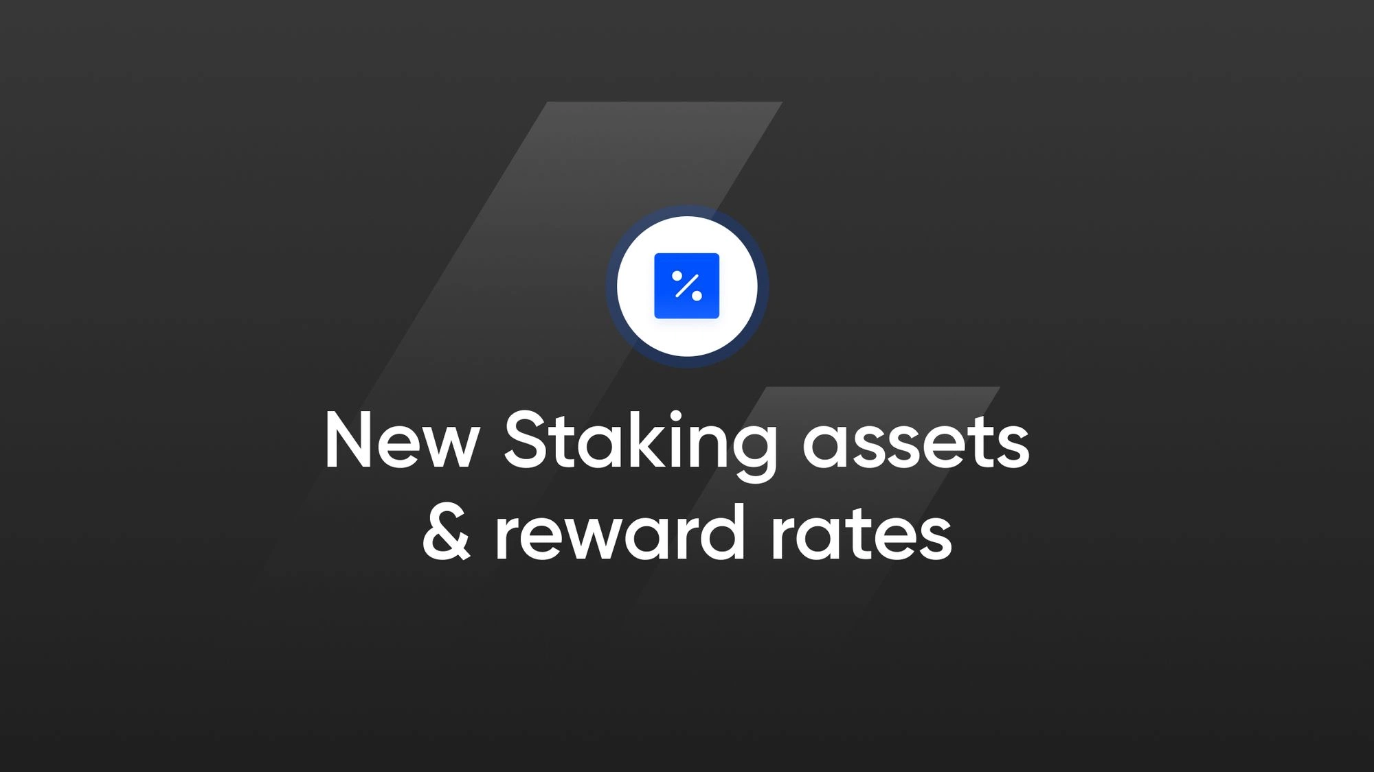 Nieuwe Staking assets & rewardpercentages | Bitvavo.com
