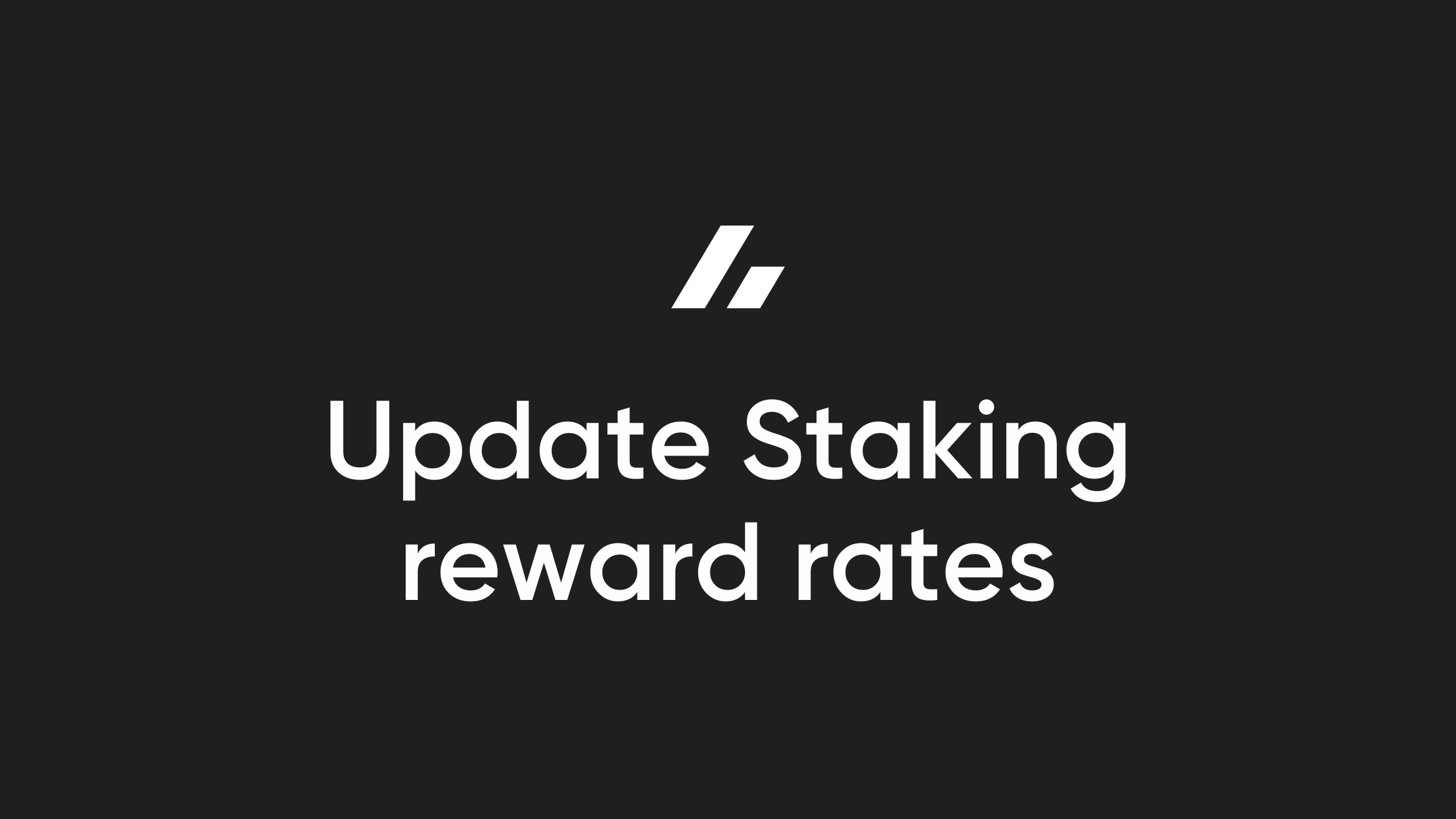 6 new Staking assets & update reward rates | Bitvavo.com