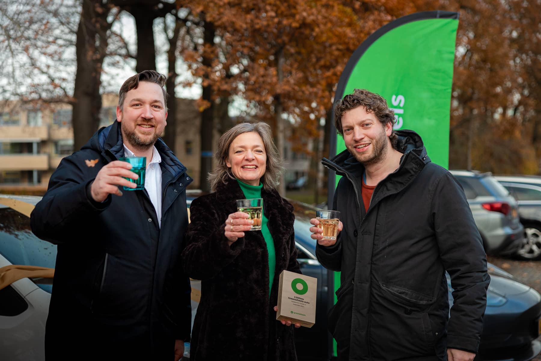 Greenwheels plaatst 2.500ste deelauto van Nederland