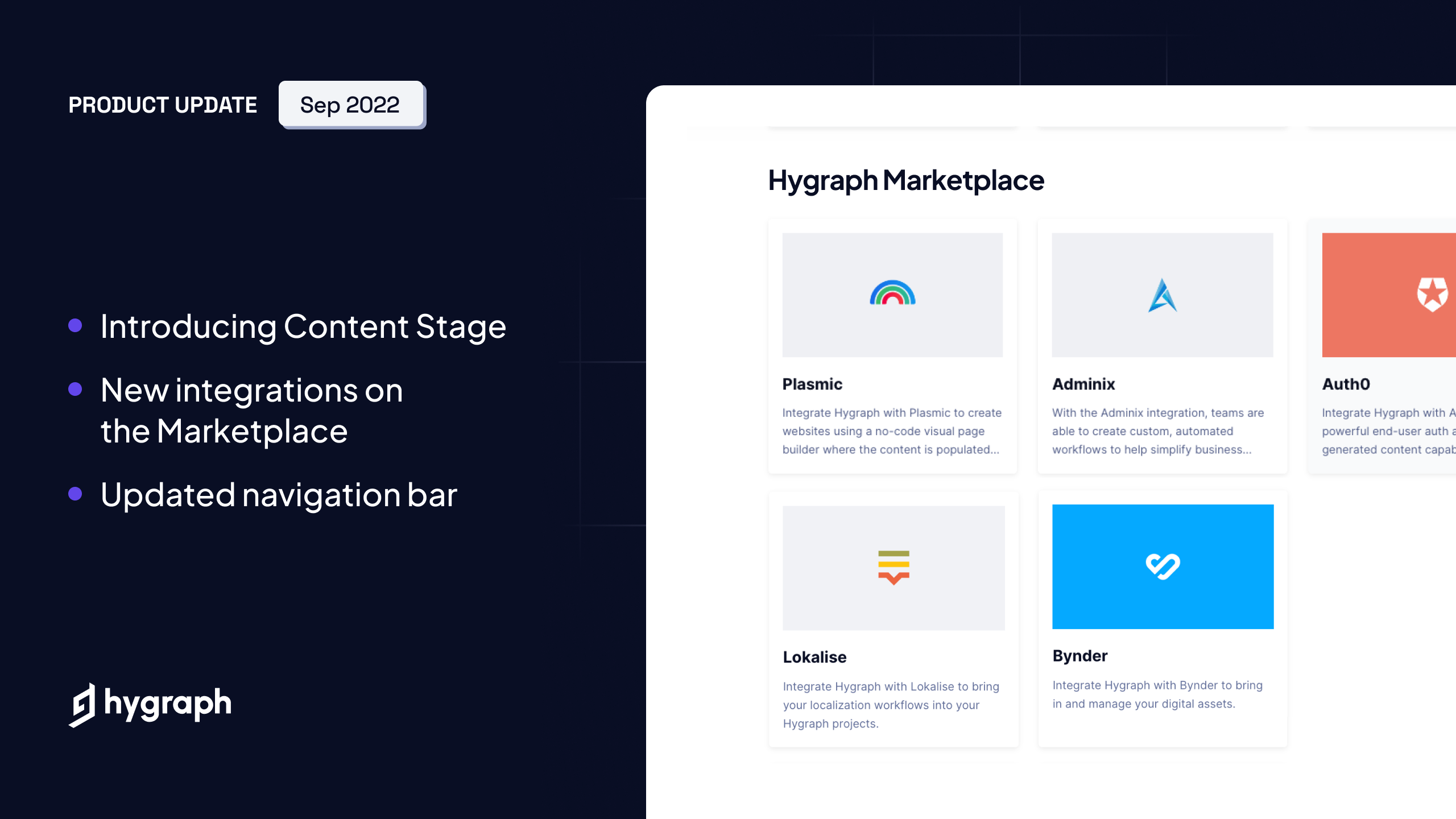 Product Update September 2022 | Hygraph
