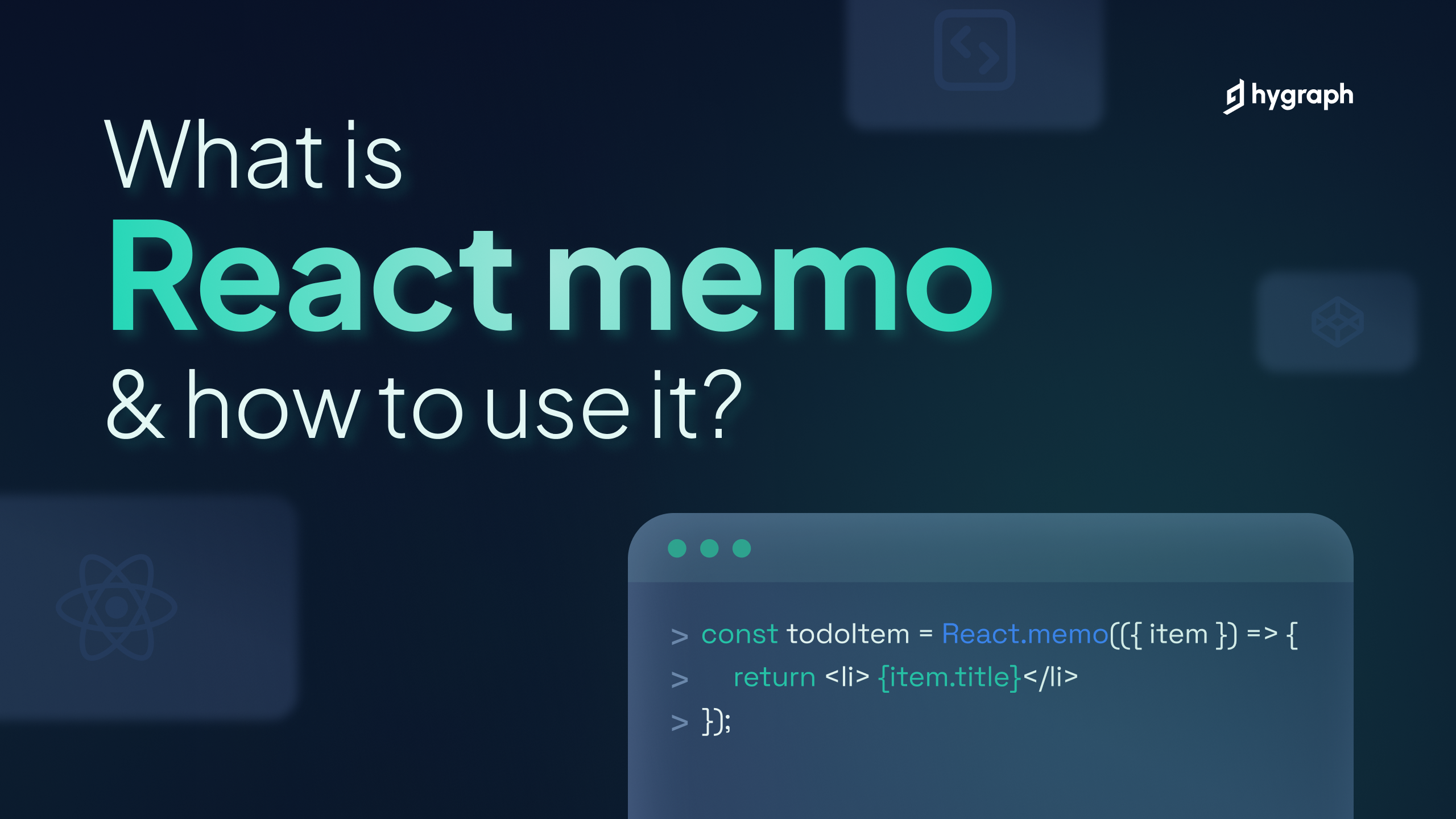 How to use memo store