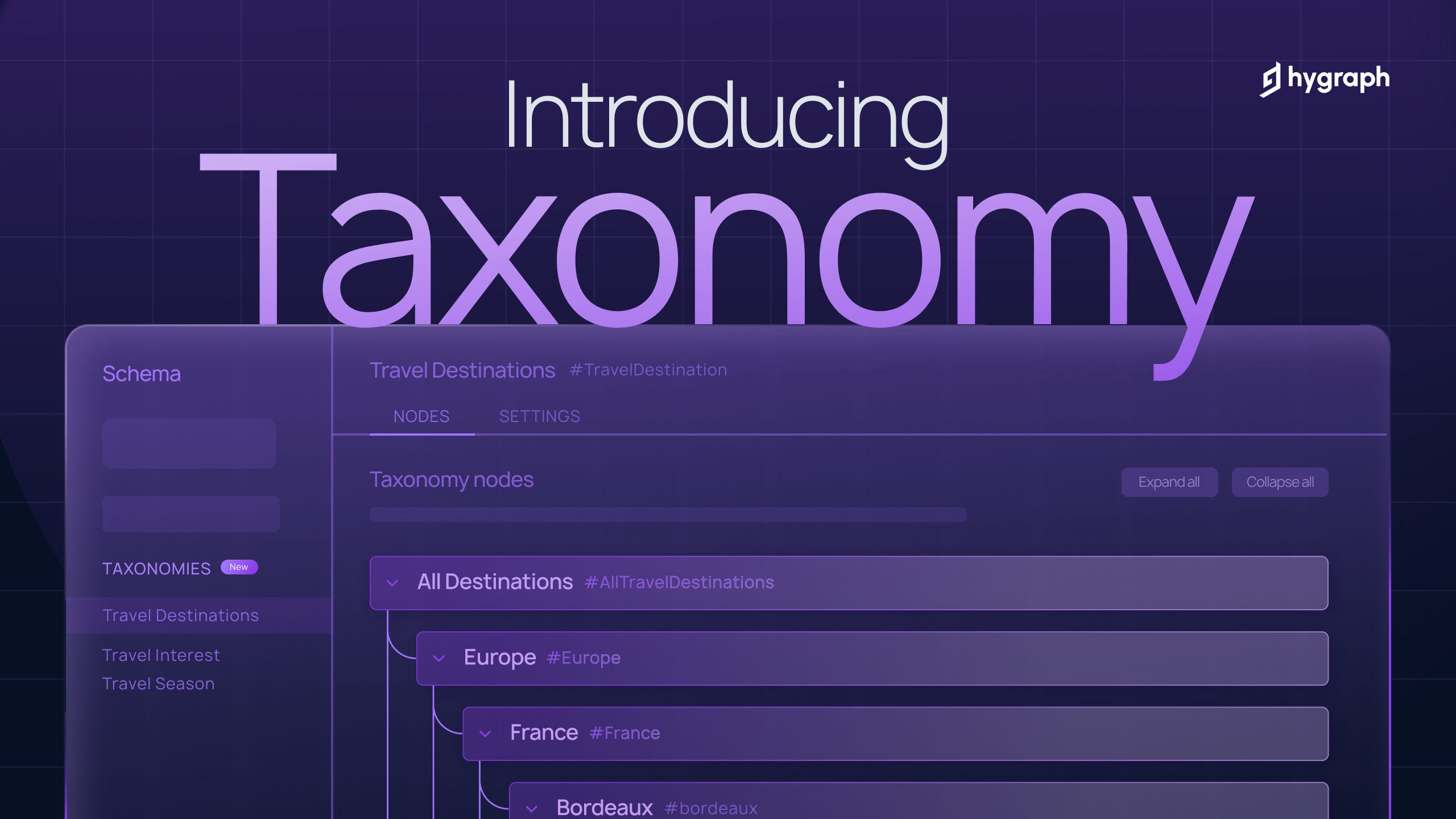 Introducing Taxonomies | Hygraph