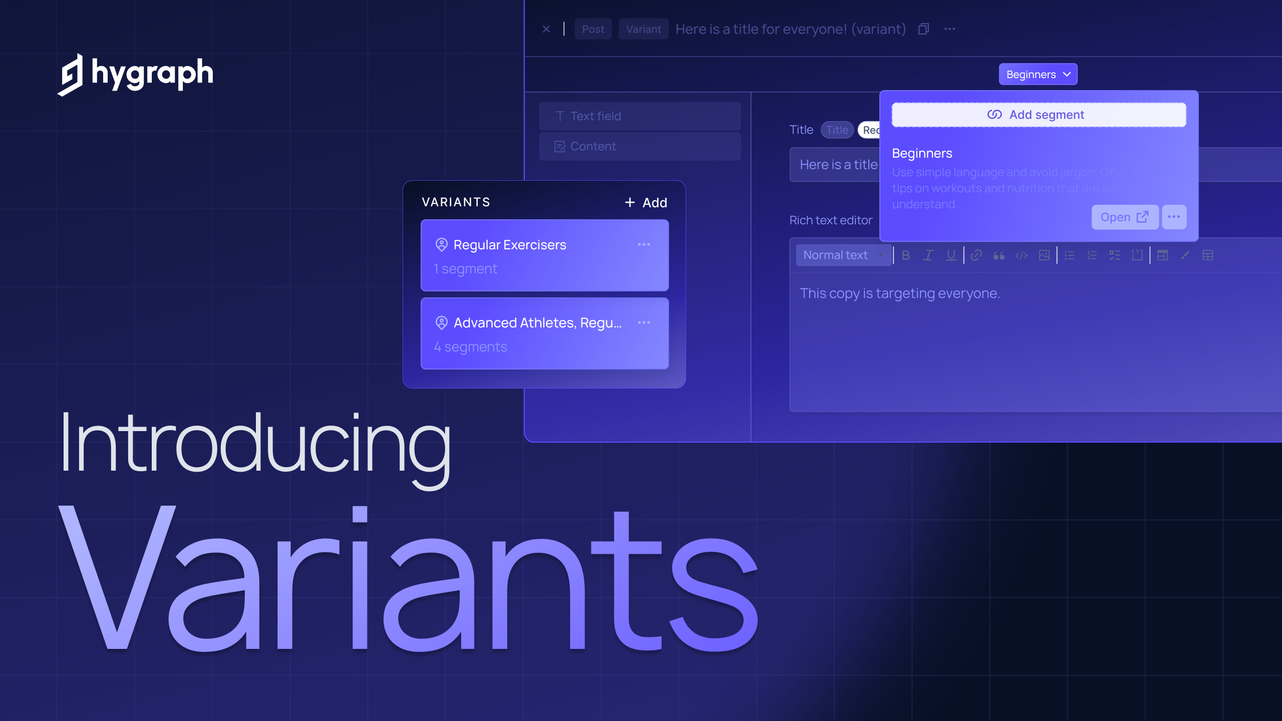 Introducing Variants | Hygraph